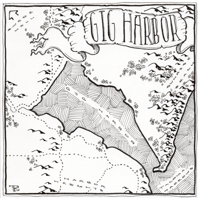 Gig Harbor - Minimap – Chromus Maps